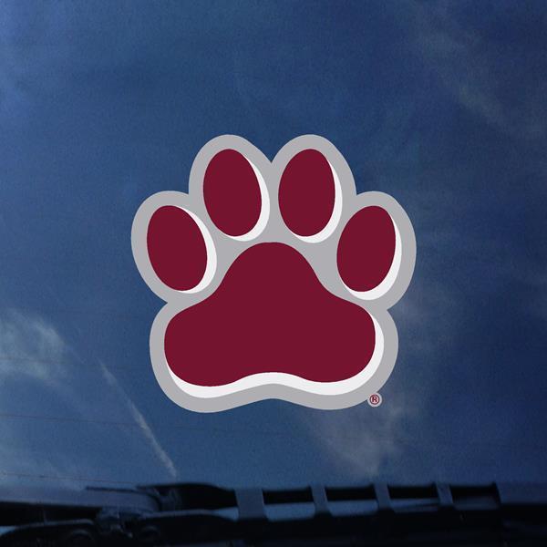 MSU Paw Print Decal – The College Corner